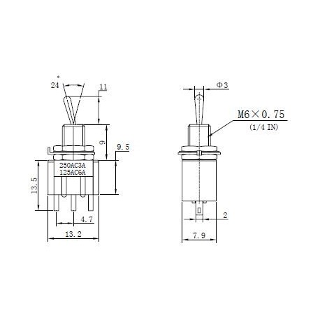 Switch; MTS102 - Electronic store - FIRMA PIEKARZ