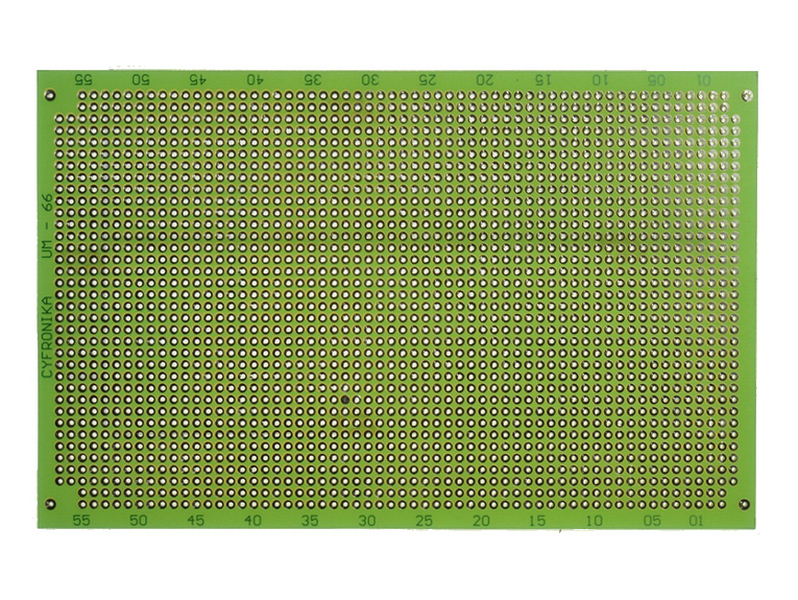 Circuit board; UM-66; 100x160; 2,54mm - Electronic store - FIRMA PIEKARZ
