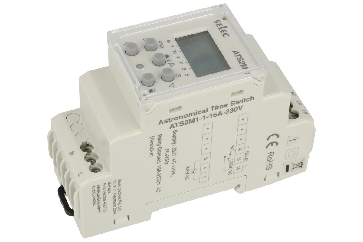 Relay; Selec; ATS2M1-1-16A; instalation; time - Electronic store ...