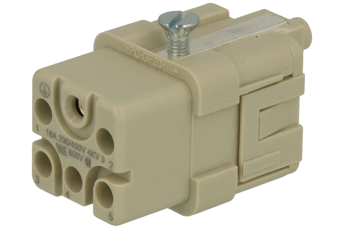 Female terminal; Han E; Harting; 09330006207; 1 way - Electronic store ...