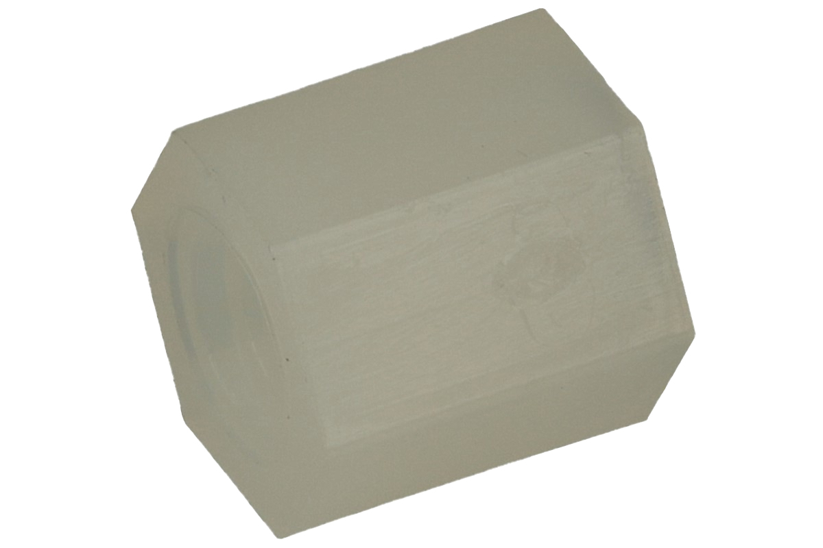 Spacers; HP-6; M3; 6mm; polyamide - Electronic store - FIRMA PIEKARZ