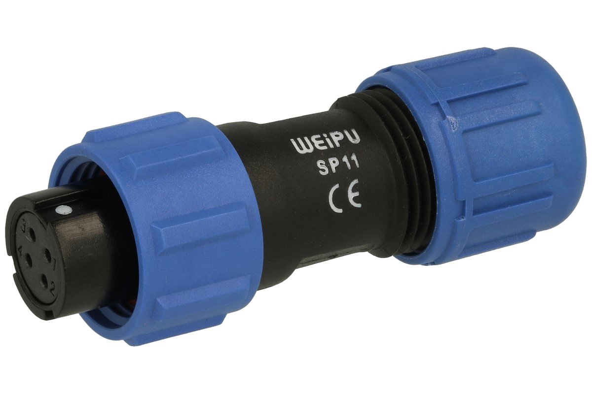Plug; Weipu; SP1111C/P4II-C; 4 ways - Electronic store - FIRMA PIEKARZ
