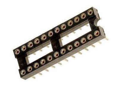 Socket; pecision DIP; PDIP24p; 24 ways - Electronic store - FIRMA PIEKARZ