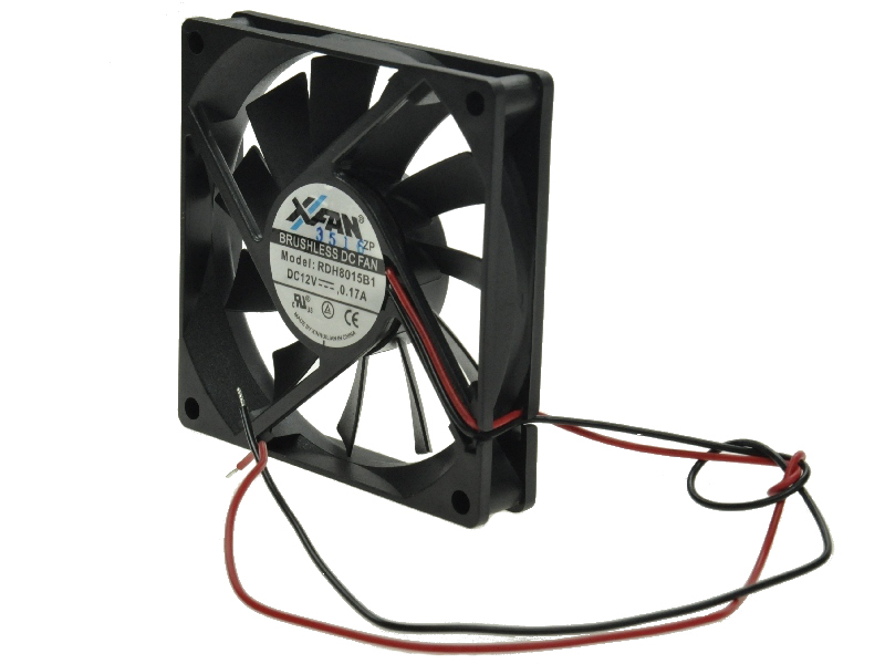 Fan; X-FAN; RDH8015B1; DC; 12V; 80x80x15mm - Electronic store - FIRMA ...