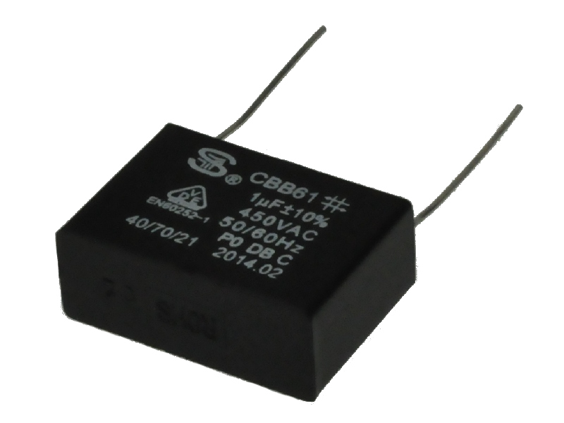 Capacitor; S-cap; 1uF; 450V AC - Electronic store - FIRMA PIEKARZ