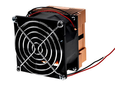 Radiator; 2520Al+CuWO; 0,19K/W; z wentylatorem 24V DC - Sklep ...