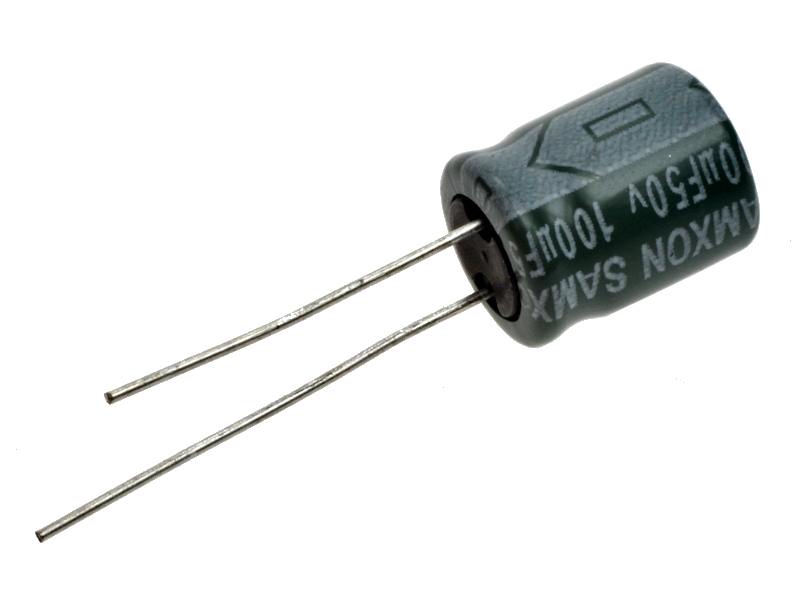Capacitor; Samxon; 100uF; 50V - Electronic store - FIRMA PIEKARZ