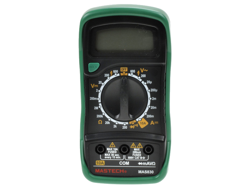 Multimeter; Mastech; MAS830 - Electronic store - FIRMA PIEKARZ