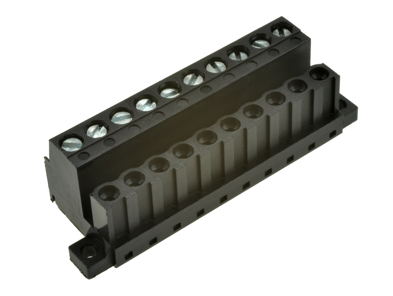 Terminal block; SVR10-5-K-BK/AK950VR 10-5; 10 ways - Electronic store ...