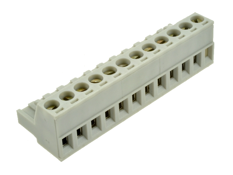 Terminal block; SH12-5,08-GY/AKZ950 12-5,08; 12 ways - Electronic store ...