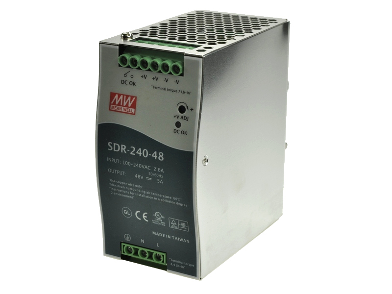 Power Supply; DIN Rail; SDR-240-48 - Electronic store - FIRMA PIEKARZ