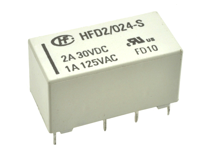 Przekaźnik; Hongfa; HFD2-024-S-D; do druku (PCB); 2 styki przełączne ...