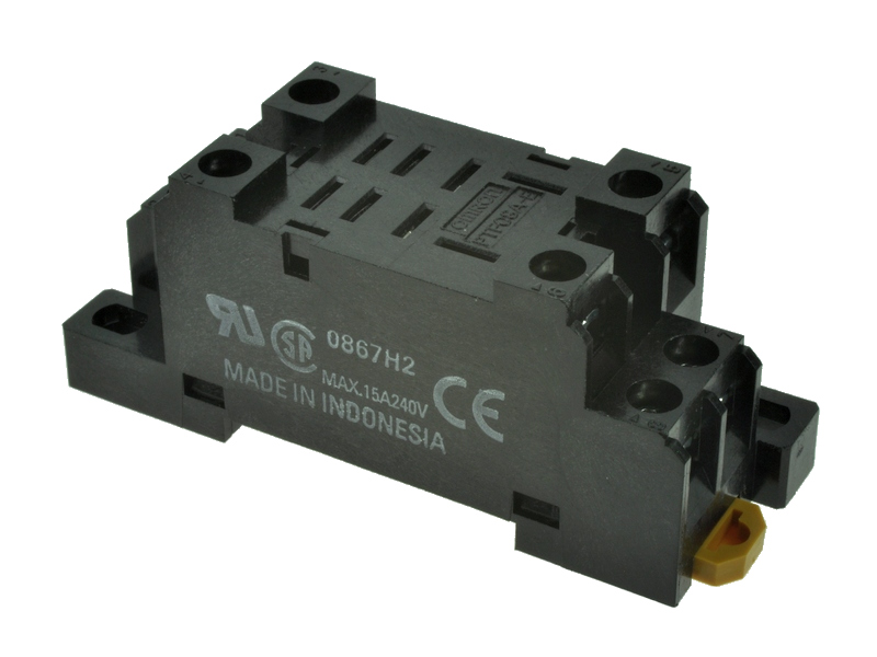 Relay socket; Omron; PTF08A-E - Electronic store - FIRMA PIEKARZ