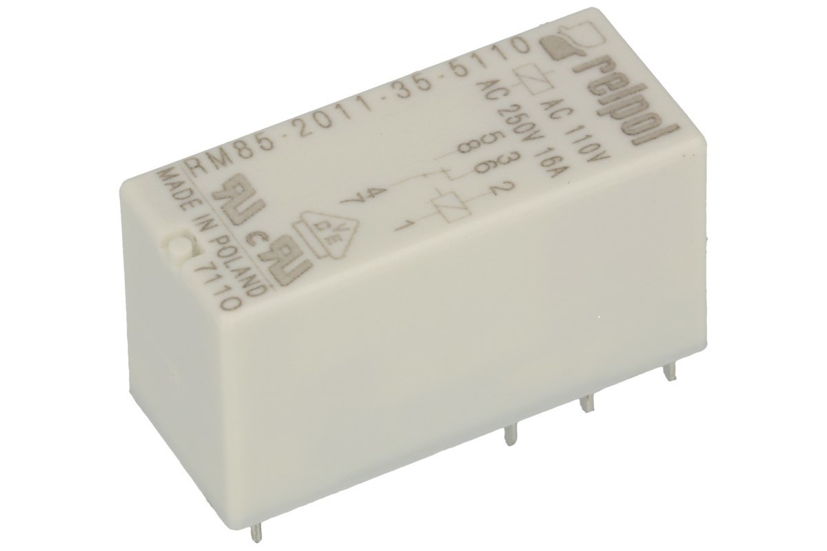 Relay; Relpol; RM85-2011-35-5110; PCB trough hole; for socket; SPDT ...