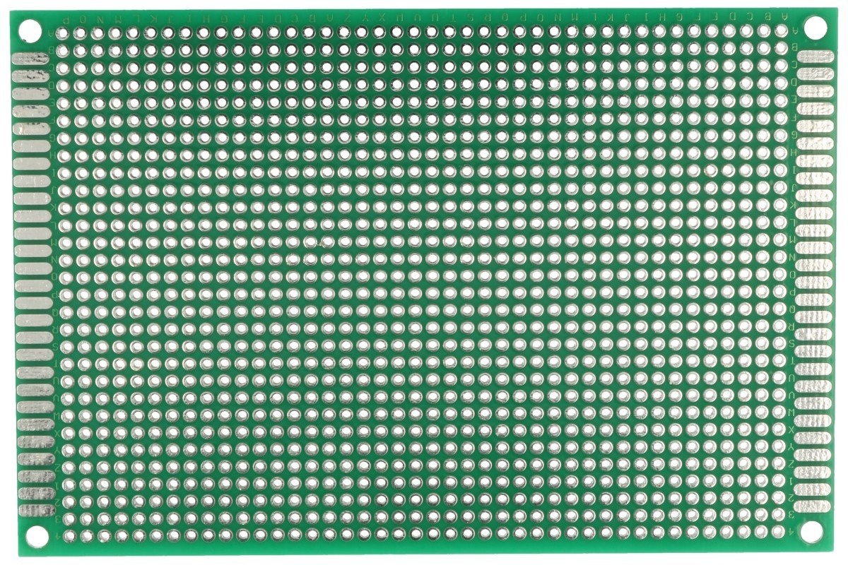 Circuit board; PCB 8x120; 80x120; 2,54mm - Electronic store - FIRMA PIEKARZ