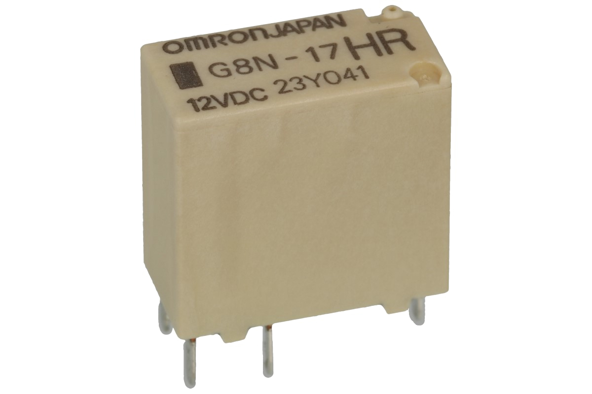 Relay; Omron; G8N-17HR; PCB trough hole; DPST NO; 12V; 25A - Electronic ...