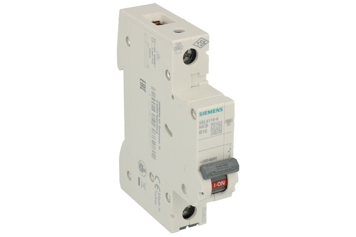 Over current breaker; Siemens; 5SL6110-6 - Electronic store - FIRMA PIEKARZ