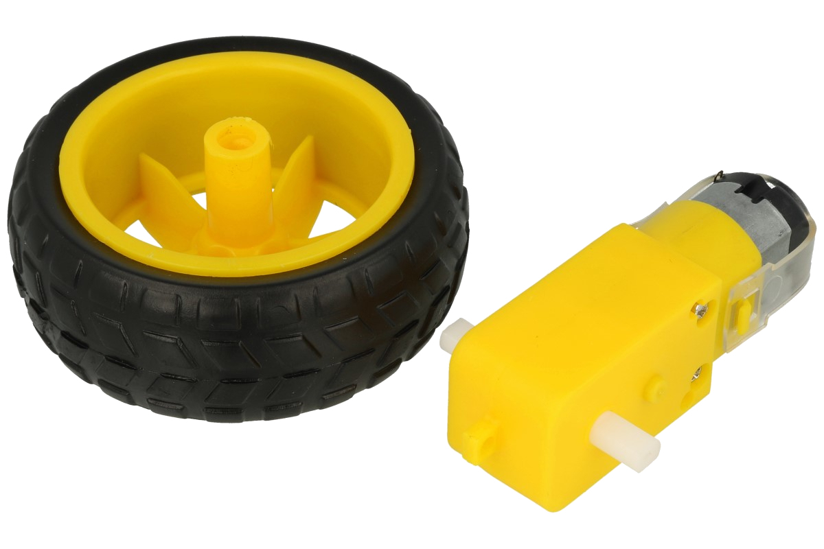 Set; TT D65; DC Motor Wheel - Electronic store - FIRMA PIEKARZ