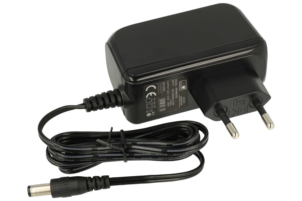 Zasilacz; wtyczkowy; ER36W12V; 12V DC; 3A - Sklep elektroniczny - FIRMA ...