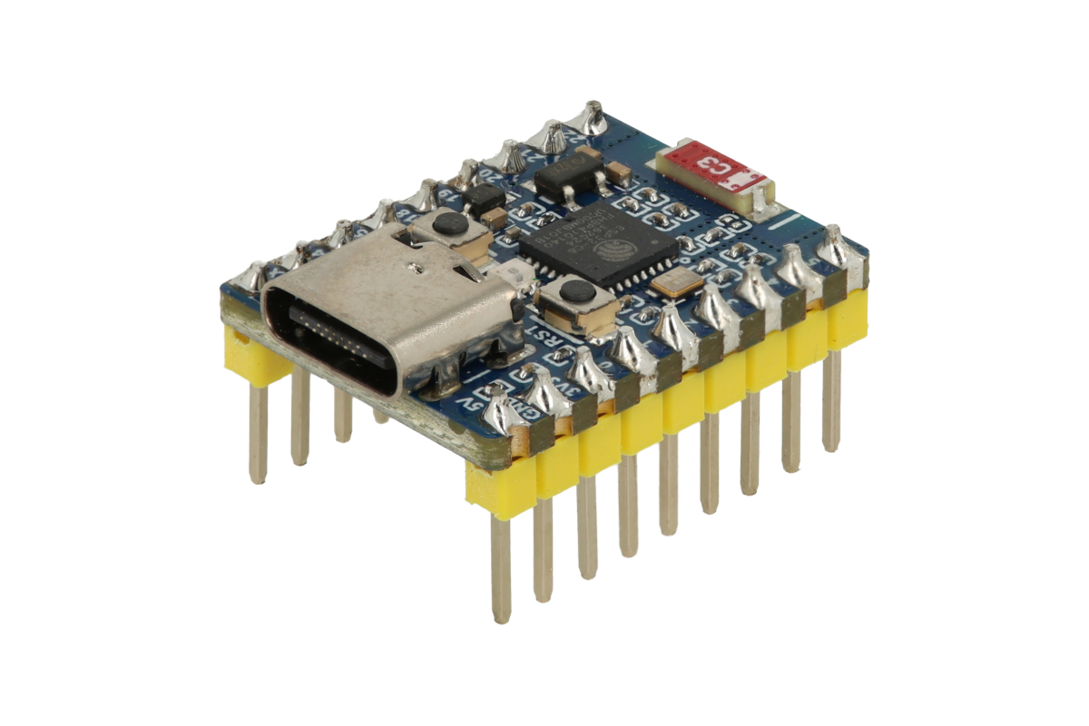 ESP32-C3-Zero-M; Moduł; Waveshare - Sklep elektroniczny - FIRMA PIEKARZ